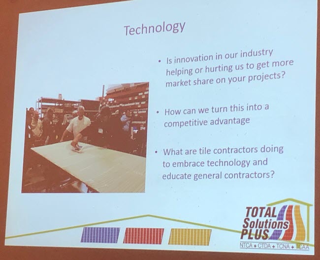 Have You Attended the Tile Industry's Total Solutions Plus (TSP)?